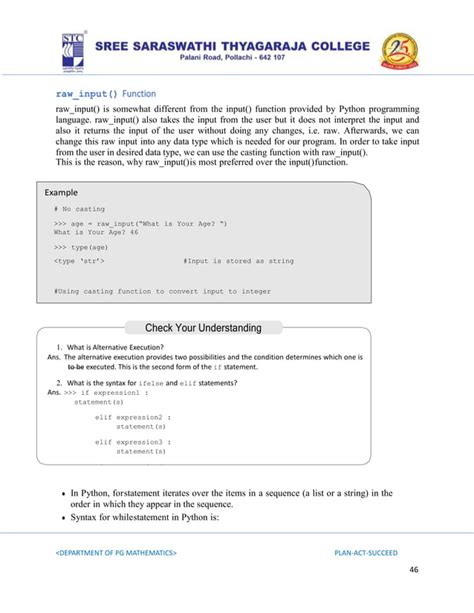 Python Unit I Notes For Python Learnerss Pdf