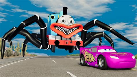 Thomas Head Eater Vs Pink Lightning Mcqueen Escape From The Thomas