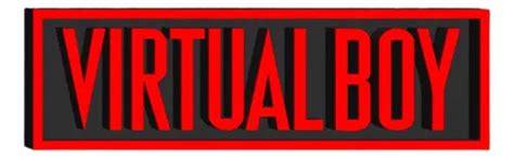 Virtual Boy Logo 3d Placa Decoração Geek Retro Cd Gamer Parcelamento