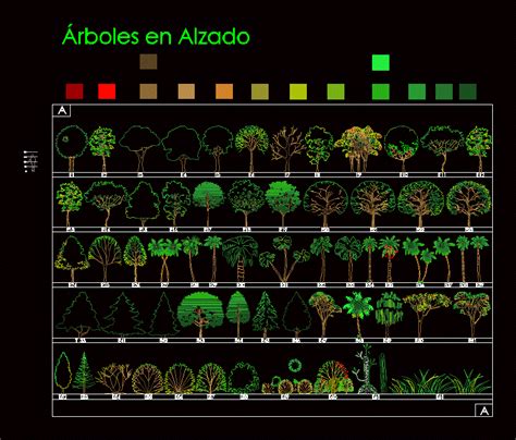 LARGE LIBRARY OF TREES BUSHES AUTOCAD D Thousands Of Free AutoCAD Drawings