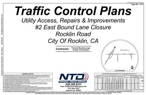 What Is The Difference Between A Written Tcp And A Tcp With Plan Sheets National Traffic Designs
