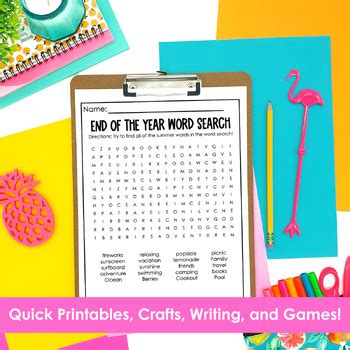 End Of Year 2nd Grade Fun Activities For Last Days Of School Games And