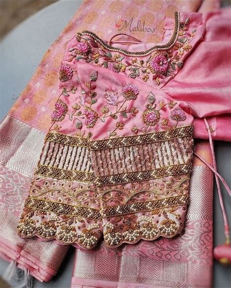 4 Aari Work Blouse Design Ideas For The Bride Binks