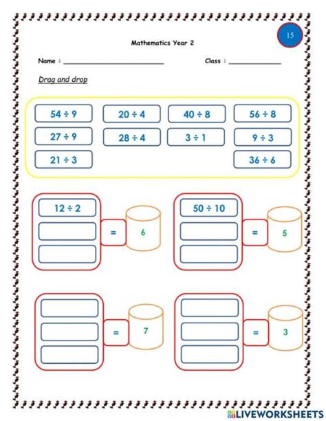 Grade 3 Problem Solving Division
