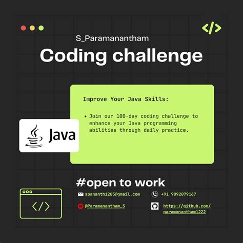 Opentowork Javafullstack 100daysofcode S Paramanantham