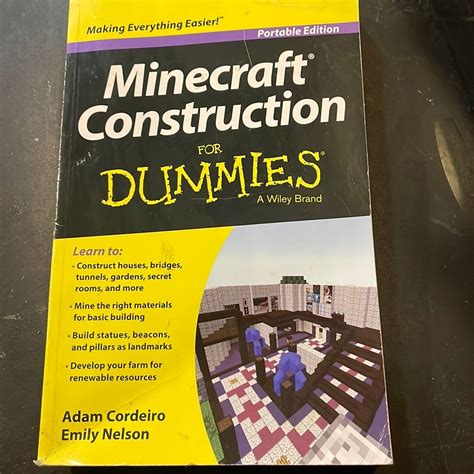 Minecraft Construction For Dummies By Adam Cordeiro Emily Nelson