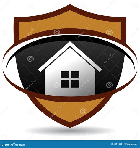 Home Security Stock Vector Illustration Of Home Real 40115781