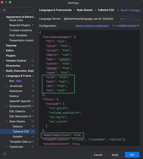 Tailwind Css Webstorm Documentation