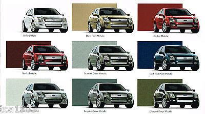 2006 Ford Fusion Brochure Catalog With Color Chart Ssesel V6 06