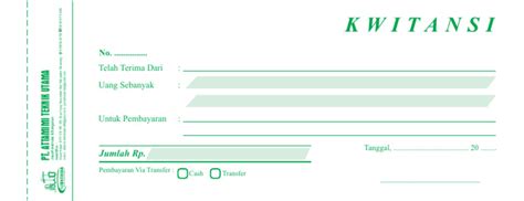 Kwitansi Pt Atu Pdf