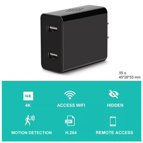1080p Wireless Spy Camera Usb Wall Charger Spy World
