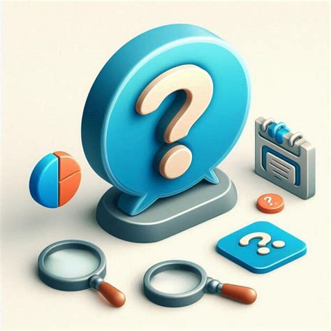 Speech Bubble With Question Mark Faq Support Help Concept 3d Vector