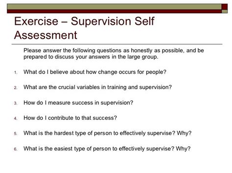 Social Work Supervision Template