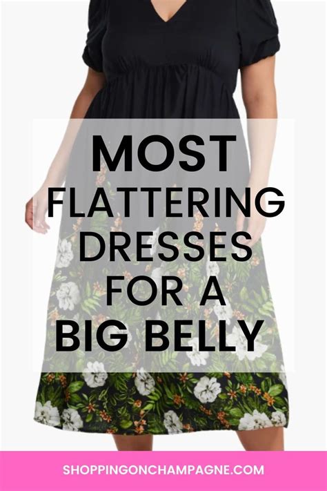 Flattering Dresses For A Big Belly — Shopping On Champagne Nancy