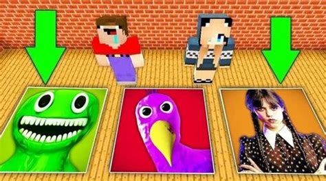 НУБ И Девушка ПРО Против Страшные ЯМЫ Монстров В Майнкрафт Опила Бёрд