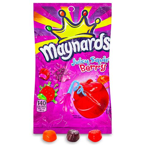 Maynards Juicy Squirts Berry 170g Canadian Candy Candy Funhouse Ca