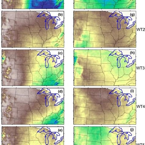 Left Panels Composite Precipitation Rate Unit Mm Across The Midwest