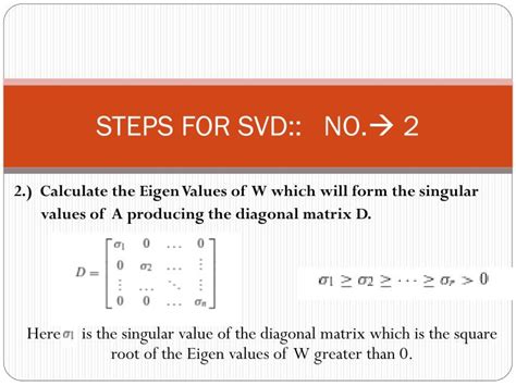 Ppt Singular Value Decomposition Svd Powerpoint Presentation Id2423943