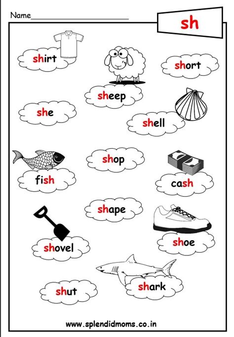 Ch And Sh Digraph Worksheets Printable Word Searches