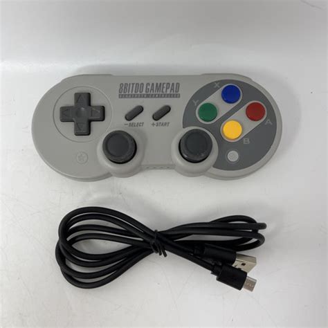 8bitdo Sf30 Pro Bluetooth Gamepad With Usb C Sfc Super Famicom