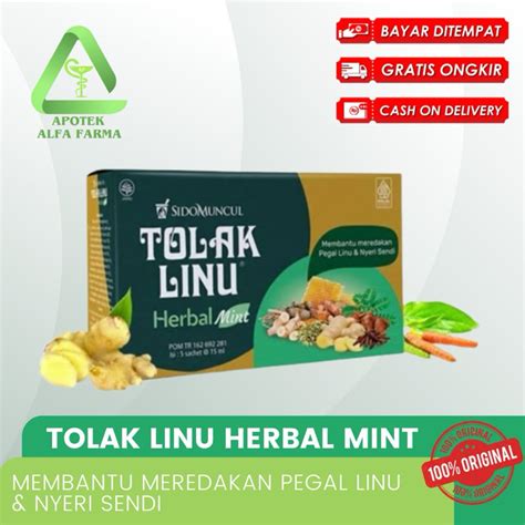 Jual Tolak Linu Herbal Mint Sachet Shopee Indonesia