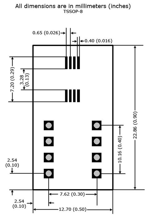 TSSOP To DIP Adapter Pack Of Artekit Labs