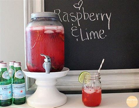 Raspberry And Lime Infused Water Recipe Refresh Restyle