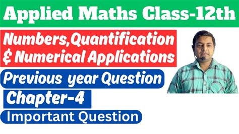 Numbersquantification And Numerical Applications Ch 1 Pyq Applied