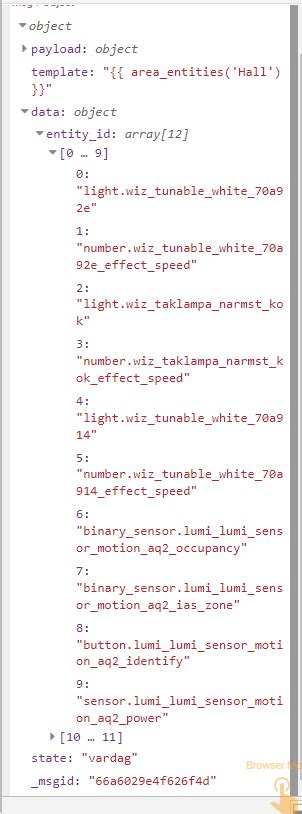 Getentities Node To Get Area And Domain Information Node Red Home