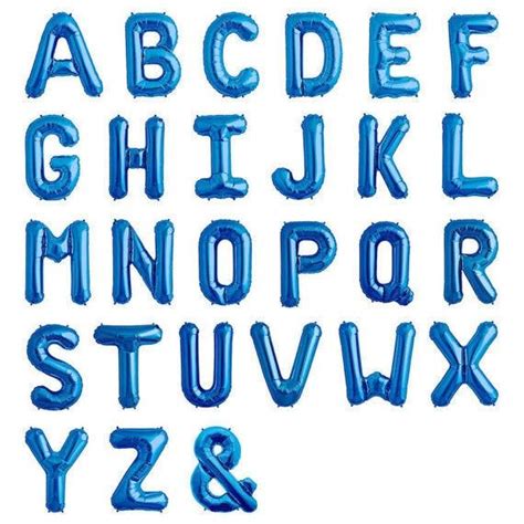 Custom Blue Letter Balloon Custom Balloon Letter Letters Blue Balloon