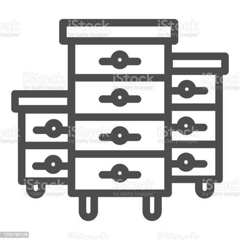 꿀벌 벌집 라인 아이콘 양봉 개념 꿀벌 집은 흰색 배경에 서명 모바일 개념및 웹 디자인을위한 윤곽 스타일의 꿀벌 아이콘에 대한 벌집 벡터 그래픽 건강한 생활방식에 대한 스톡