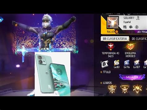 ASI ES JUGAR FREE FIRE EN UN MOTOROLA Edge Neo INSANO YouTube