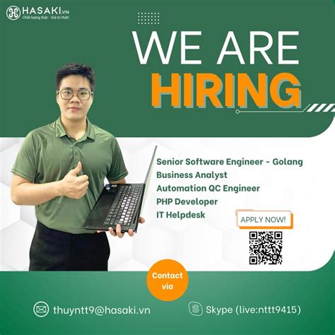 hi everyone hasaki is currently seeking talented individuals for the