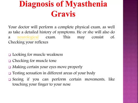 Myasthenia Gravis Symptoms Causes Diagnosis And Treatment Pptx