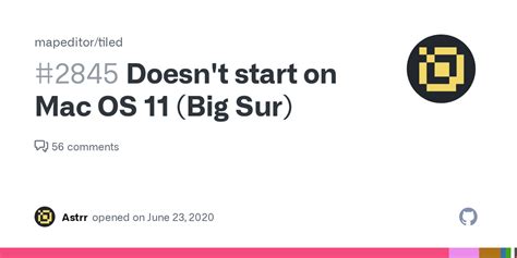 Doesnt Start On Mac Os 11 Big Sur · Issue 2845 · Mapeditortiled · Github