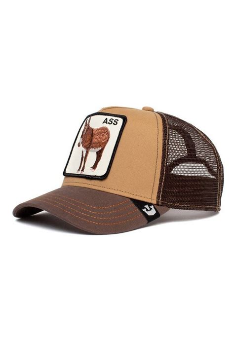GOORIN Bros. Trucker Cap Goorin Bros. Trucker Cap THE ASS Braun Brown