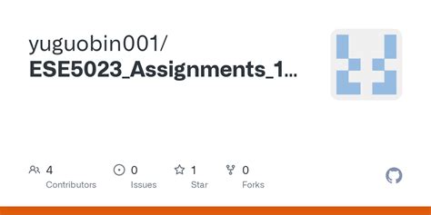 Github Yuguobin001ese5023assignments12332284