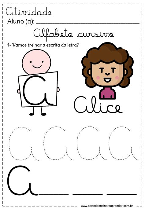A Arte De Ensinar E Aprender Fundamental Atividades Letra A