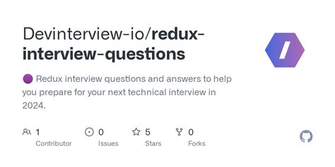 GitHub Devinterview Io Redux Interview Questions Redux Interview