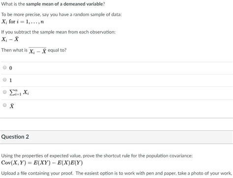 Solved Using The Properties Of Summation Prove The Shortcut