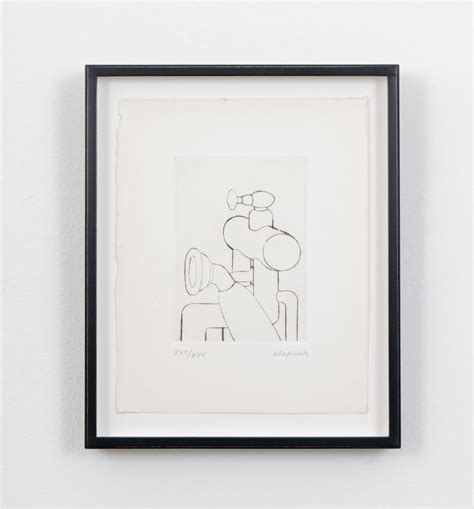 Konrad Klapheck Die Sexbombe Und Ihr Begleiter Früher Armatur I 1964 · Gallery Ludorff