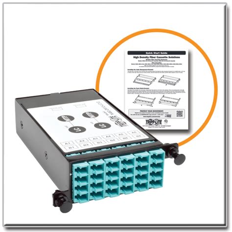 Tripp Lite 12 Fiber Patch Panel 2 Mtpmpo To 12 Lc 10gb Breakout