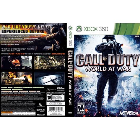 Call Of Duty World War P Xbox360 Ltultjtagrgh Shopee Brasil