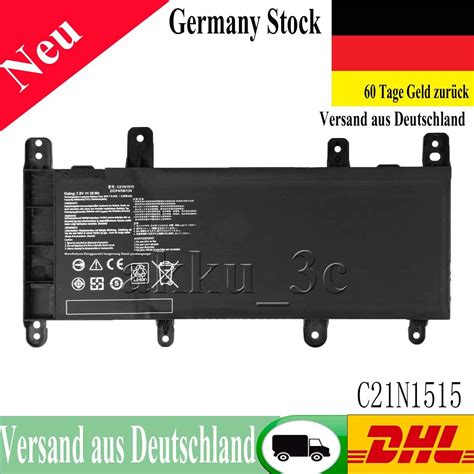 Batterie Battery C21N1515 Akku Asus X756U X756UXM X756UWK K756UQ R753U ...