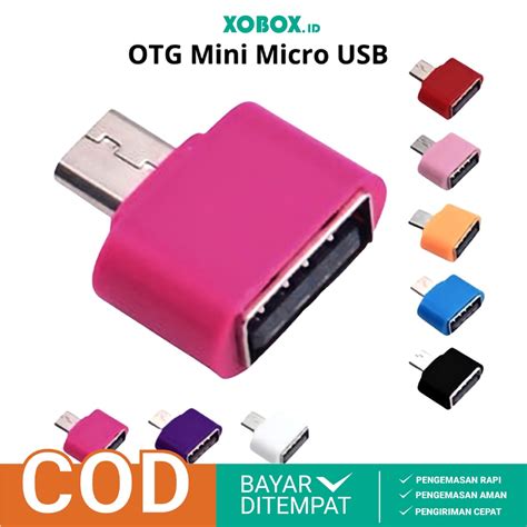 Jual Otg Mini Non Kabel V8micro Model Persegi Port Konektor Usb