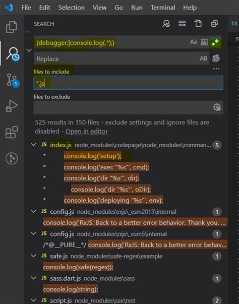 Javascript Is There A Way To Remove Debugger And Consolelog Statements