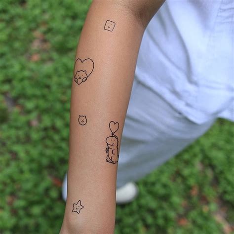 커여운 동물 타투스티커 앙증맞은 게 너무 귀여오 출처 Girlstyle 걸스타일 코리아