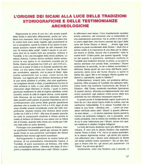 Pdf Lorigine Dei Sicani Alla Luce Delle Tradizioni Storiografiche E