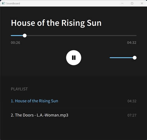 GitHub Lsouoliveira Soundboard A Simple Music Player Made With QML And Python
