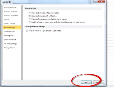 Activate Macros Step 7 Financial Talkies
